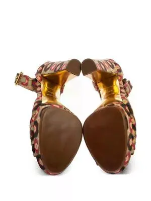 Miu Miu 125mm Leather Heeled Sandals