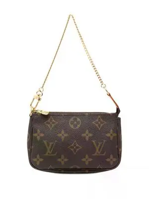 LOUIS VUITTON 2007 Monogram Mini Pochette Accessoires Handbag