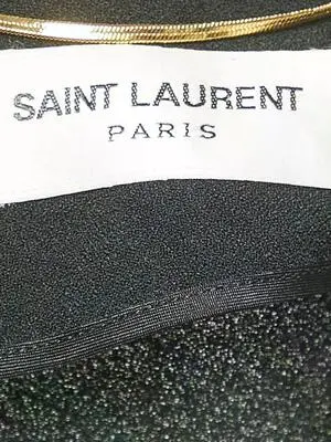 Saint Laurent Crepe Midi Dress