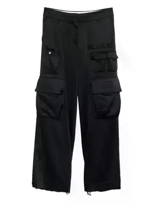 Off-white Black Wash Pants For Women