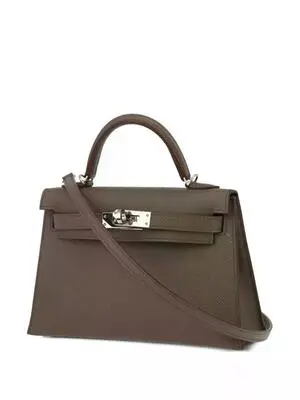 Hermès 2020 Kelly 20 Handbag - Grey
