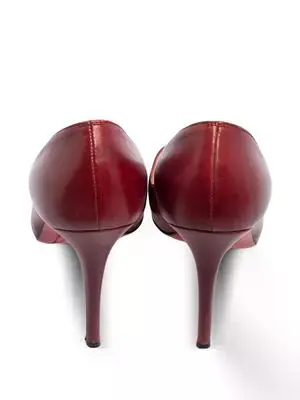 CHRISTIAN LOUBOUTIN Leather Stiletto Pumps - Red