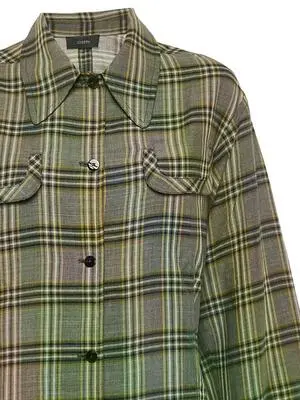 JOSEPH Checked Button-up Shirt