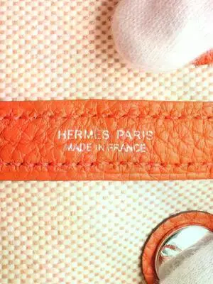 Hermès 2025 Garden Party 23 Tote Bag - Orange