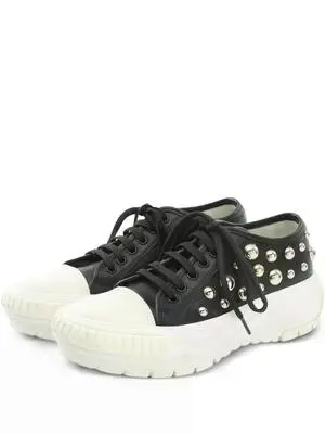 Louis Vuitton Silver Tone Sneakers For Women