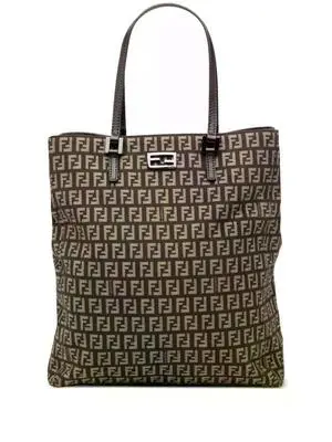 Fendi 2000-2010 Zucchino Canvas Tote Bag