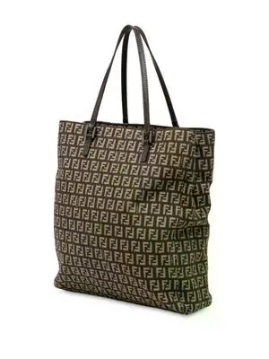 Fendi 2000-2010 Zucchino Canvas Tote Bag