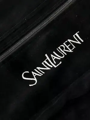 Saint Laurent Logo-embroidered Duffle Bag