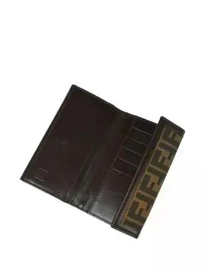 Fendi 1990-2000s Zucca Leather Wallet