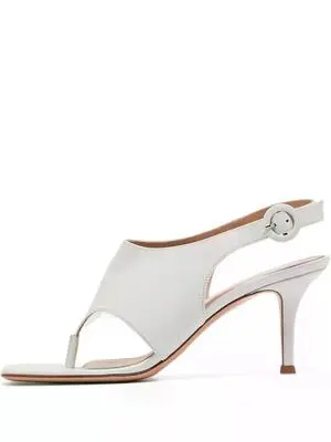 GIANVITO ROSSI 100mm Slingback Sandals - White