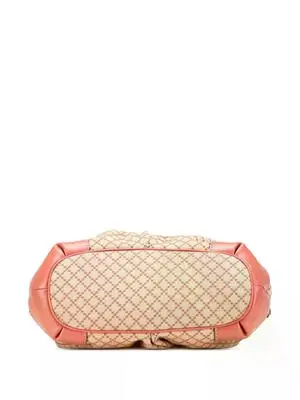 Gucci Diamante Canvas Sukey Satchel - Brown