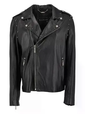John Richmond Leather Biker Jacket