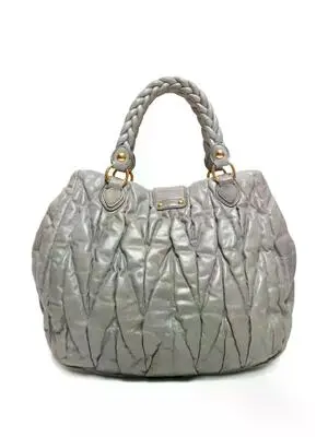 Miu Miu 2010s Matelassé Tote Bag
