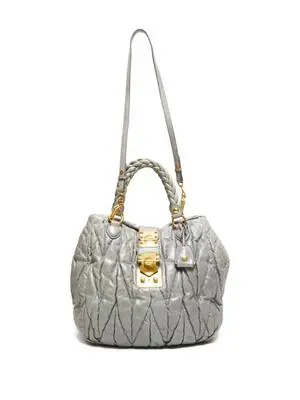Miu Miu 2010s Matelassé Tote Bag