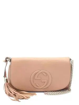 Gucci 2010s Soho Interlocking-g Chain Shoulder Bag - Neutrals