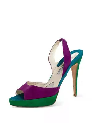 Brian Atwood 125mm Slingback Platform Sandals