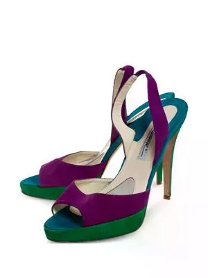 Brian Atwood 125mm Slingback Platform Sandals