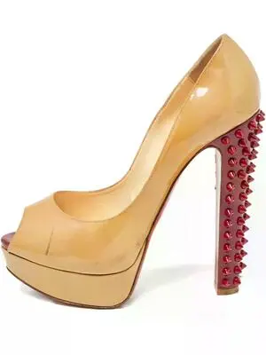 CHRISTIAN LOUBOUTIN 150mm Taclou Spikers Pumps - Neutrals