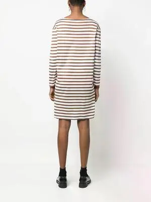 Hermès Brides De Gala Striped Dress