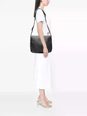 LOUIS VUITTON 2009 Damier Graphite Daniel Mm Crossbody Bag