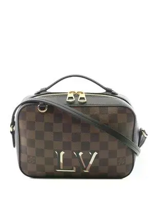 LOUIS VUITTON 2019 Damier Ebene Santa Monica Satchel - Brown