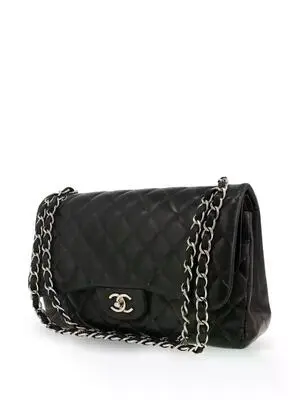 Chanel 2012 Timeless Jumbo Quilted Leather Cross Body Bag