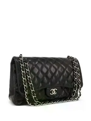 Chanel 2012 Timeless Jumbo Quilted Leather Cross Body Bag