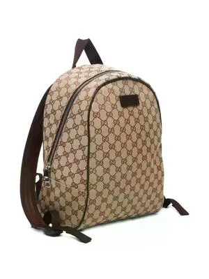 Gucci Gg Canvas Backpack