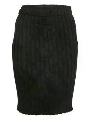 Dolce & Gabbana Ribbed Knit Midi Skirt