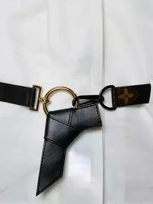 LOUIS VUITTON Monogram Belt Jacket
