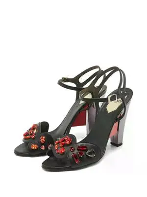 Fendi 110mm Crystal-embellished Sandals