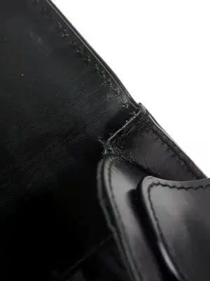 FERRAGAMO Leather Buckle Shoulder Bag