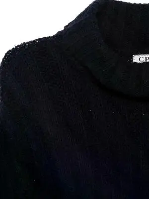 C.P. COMPANY 1990s Ribbed Turtleneck Sweater