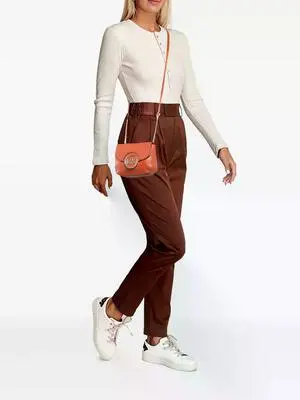 Michael Kors Fulton Logo-plaque Cross Body Bag - Orange