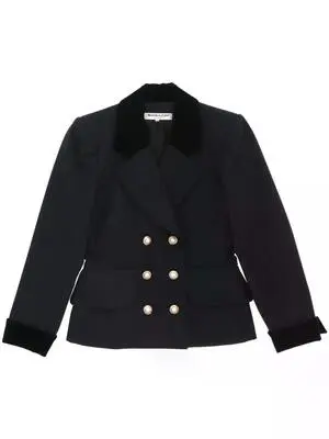 Saint Laurent Pre-owned 1970s Wool Double-breasted Jacket