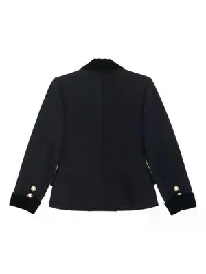 Saint Laurent Pre-owned 1970s Wool Double-breasted Jacket