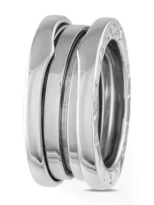 BVLGARI 18k White Gold B.zero1 Ring - Silver