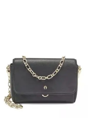AIGNER Leather Chain Shoulder Bag