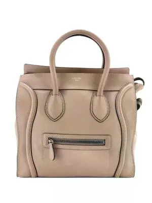 Celine Luggage Bag Grainy Leather Mini Tote Bag