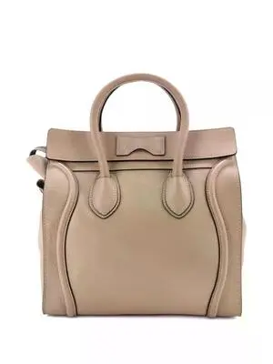 Celine Luggage Bag Grainy Leather Mini Tote Bag
