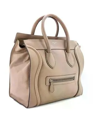 Celine Luggage Bag Grainy Leather Mini Tote Bag