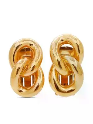 Dior Chain-link Clip-on Earrings - Gold
