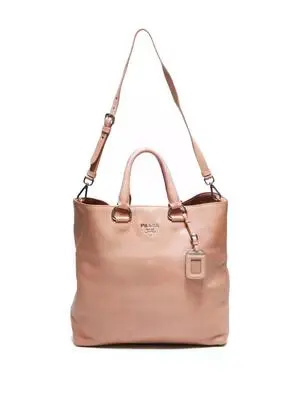 Prada Logo-lettering Two-way Handbag