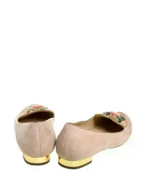 CHARLOTTE OLYMPIA Leather Ballet Flats
