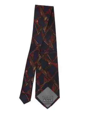 Gianfranco Ferre Patterned Silk Neck Tie