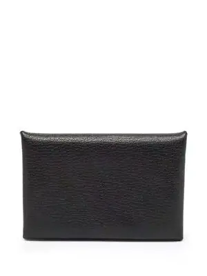 Hermès Calvi Card Holder Black