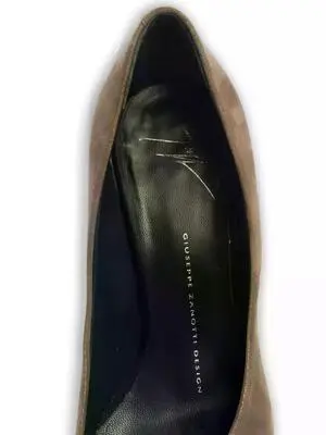 GIUSEPPE ZANOTTI 90mm Suede Stiletto Pumps - Grey
