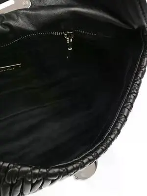 Miu Miu 2010s Matelassé Shoulder Bag - Black