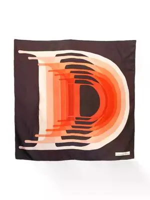 Dior 1970s Logo-print Scarf