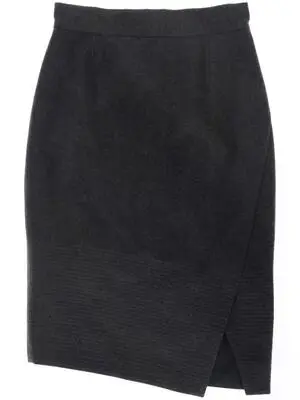Gianfranco Ferre 1980s High-waisted Wool Skirt